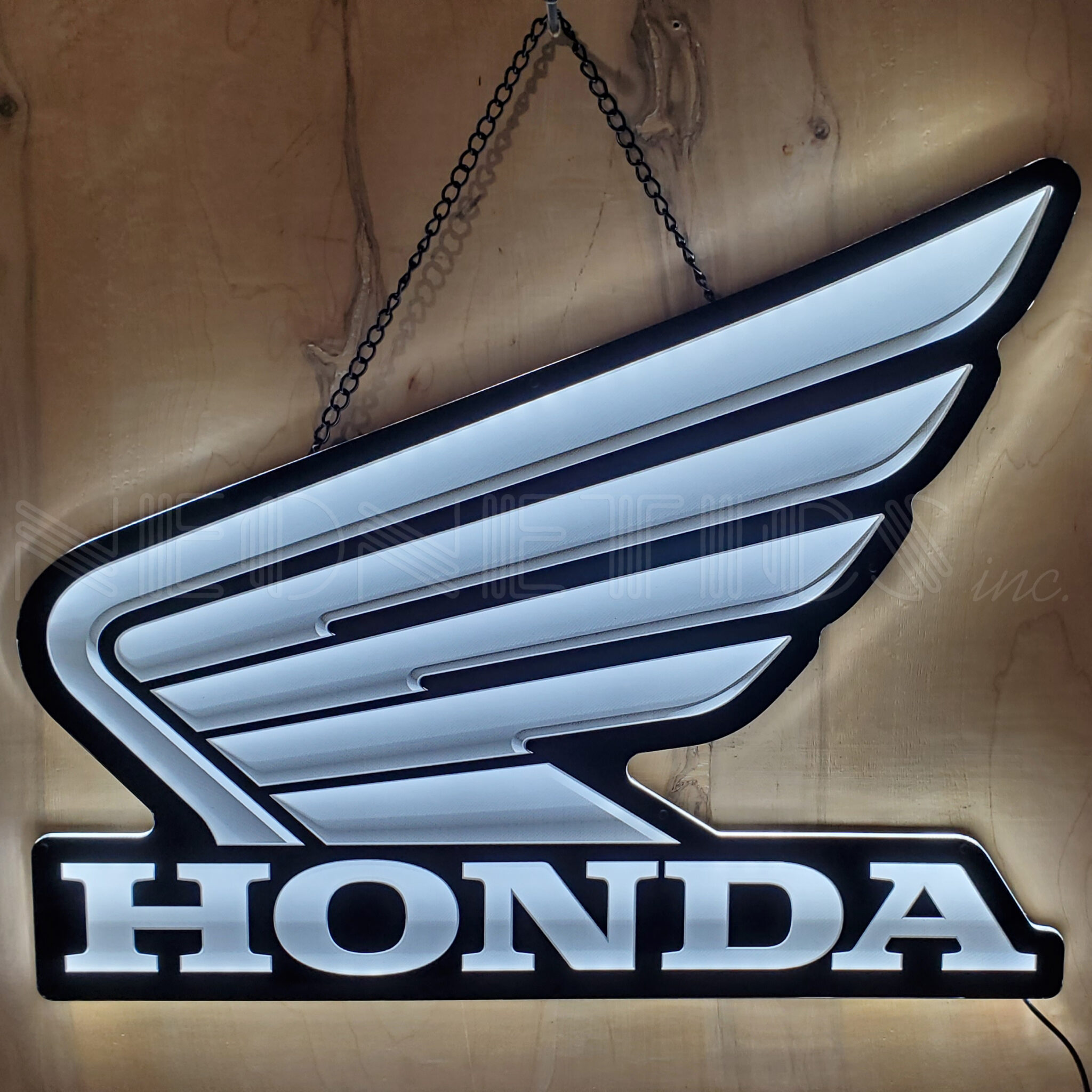 HONDA WING SLIM LED SIGN - 7LEDHW - Neonetics